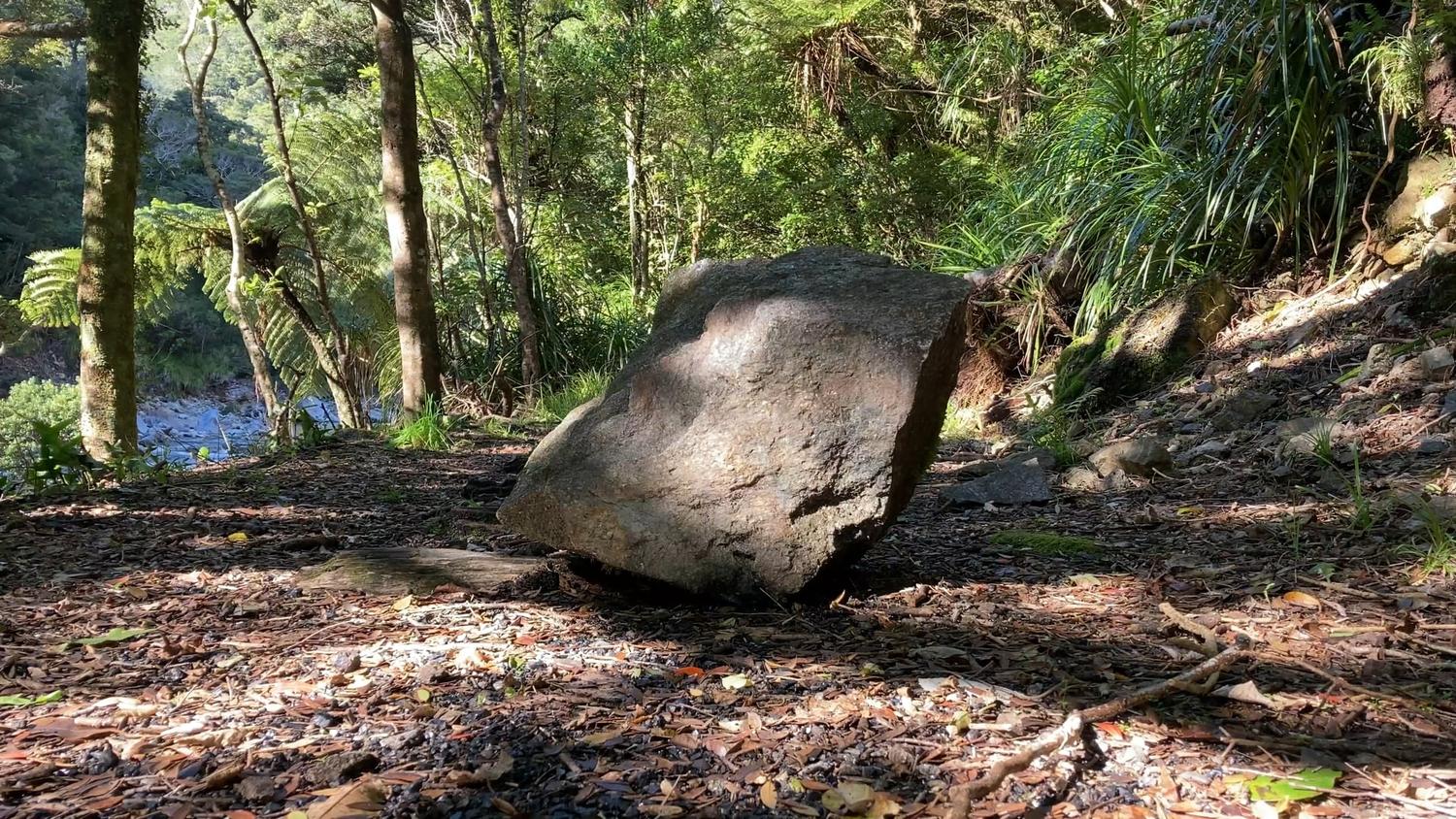 Noel Meek A kōrero with Stone about Tourism (on the closed section of ...
